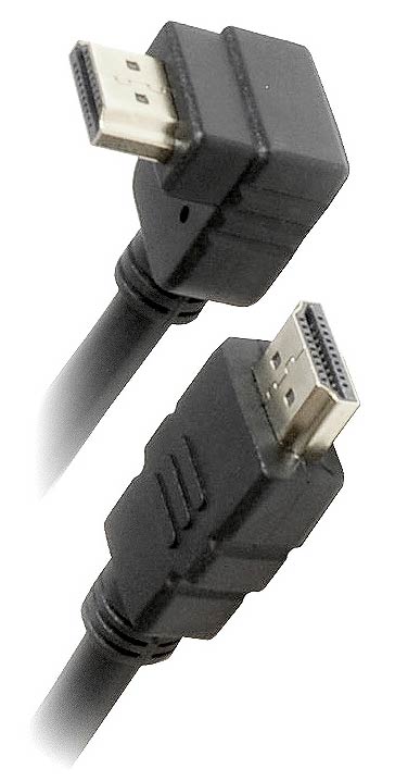 HDMI Right-Angled Cable - HDMI to HDMI 19 Pin to 19 Pin 1080p - v1.4 ...