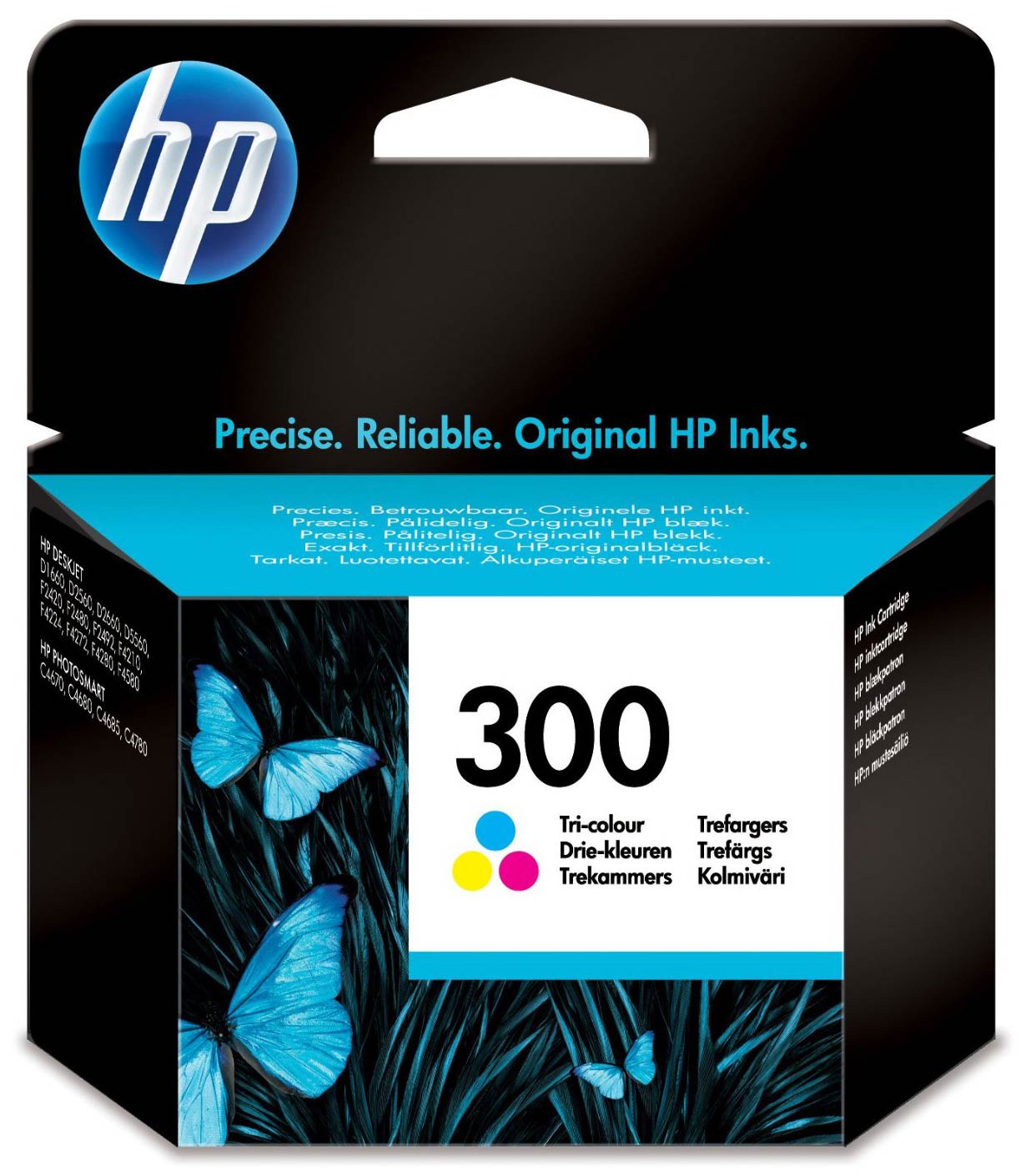 HP CC643EE / 300 Tri-Colour Ink Cart - HP Genuine Original Ink