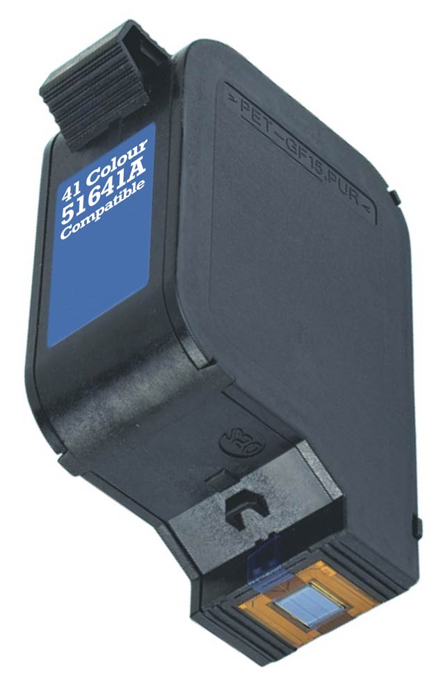 HP 41 Black Remanufactured Ink Cartridge - 51641A - for DeskJet ...