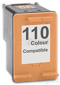 HP 110 Remanufactured Colour Ink Cartridge - CB304AE