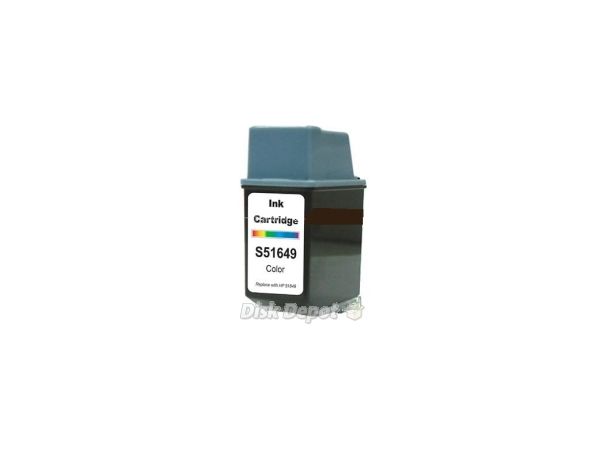 C51649AE Colour (HP 49) - remanufactured HP compatible ink cart ...
